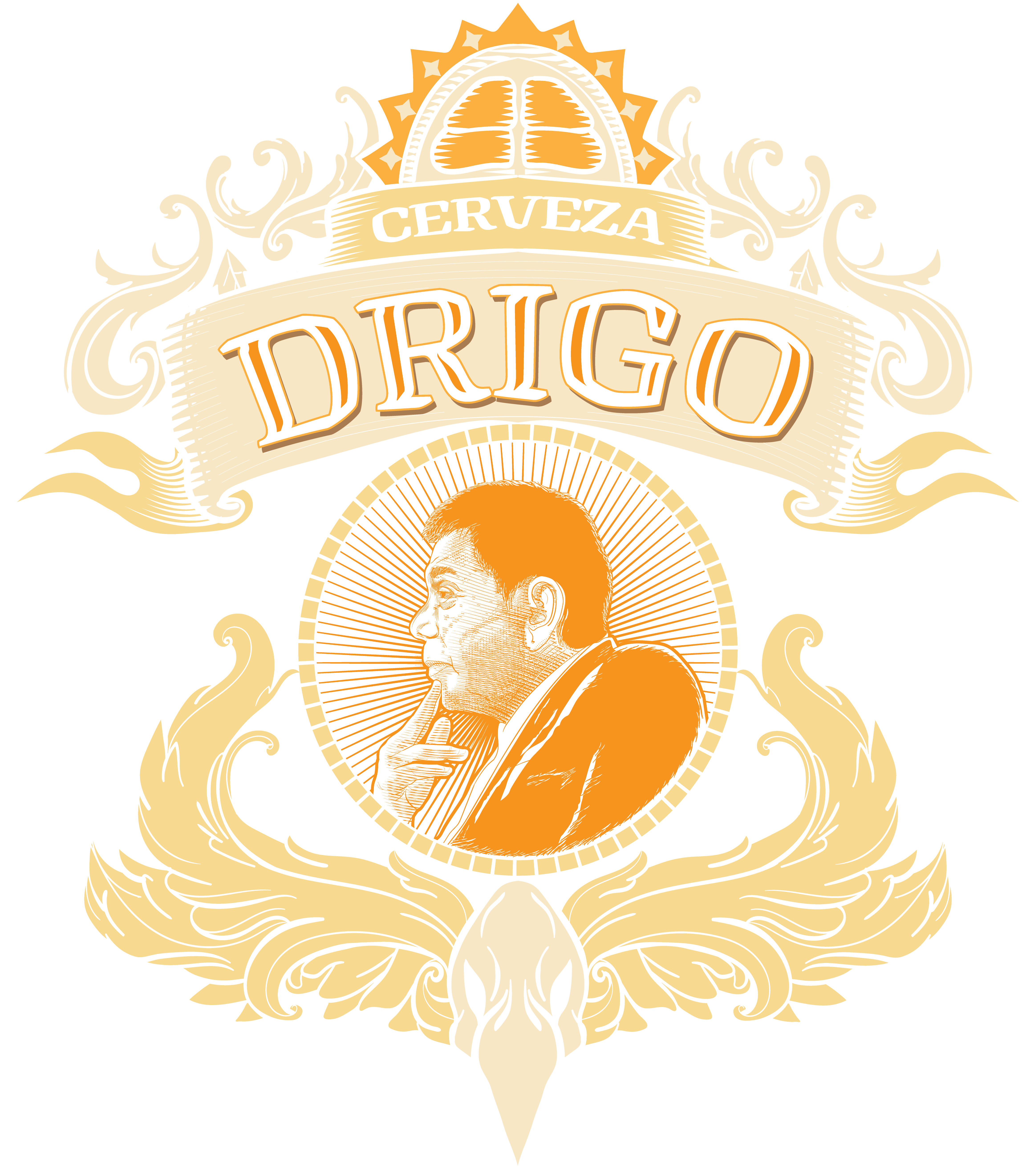 "CERVEZA DRIGO" Concept Beer Label Design | Domestika